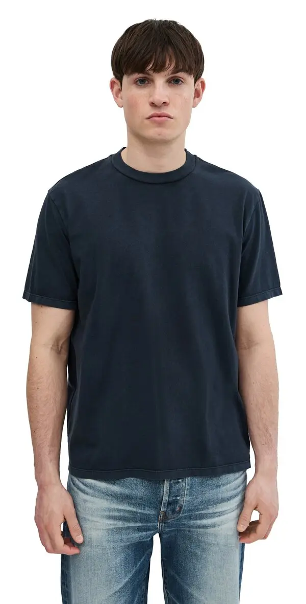 Our Legacy Box T-Shirt In Worn Blue Legacy Jersey - 50% Off